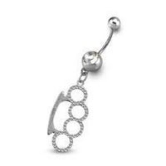 Jewelry | Brass Knuckles Belly Button Ring Jewelry | Poshmark